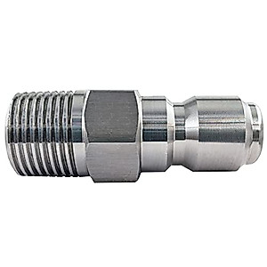 Ultimate Washer 18717 Pressure Washers Stainless Male Nipple, 3/8-Inch, 2-Pack, Replaces Legacy 89222220