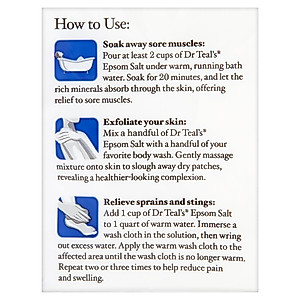 DR TEAL's Pure Epsom Salt Soaking Solution with Lavender - 1 lb bag