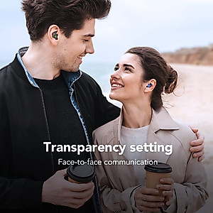 S&O by MIFO S True Wireless Earbuds Active Noise Canceling, Bluetooth 5.2, 6Mics ENC Noise Cancelling Headphones, IPX7 Waterproof, Deep Bass Wireless Sport Earbuds