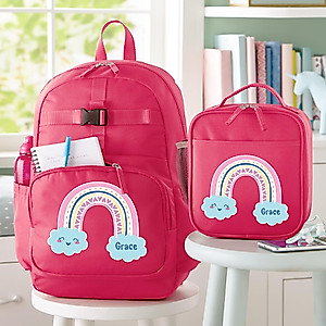 Let's Make Memories Pink Graphic Backpack- Personalized Back to School- Unicorn