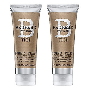 TIGI Bed Head for Men Power Play Firm Finish Gel, 6.76 Fluid Ounce (Pack of 2)