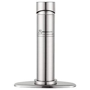 Dura Faucet RV Single Handle Lever Vessel Bathroom Sink Faucet - Single Hole (Brushed Satin Nickel)