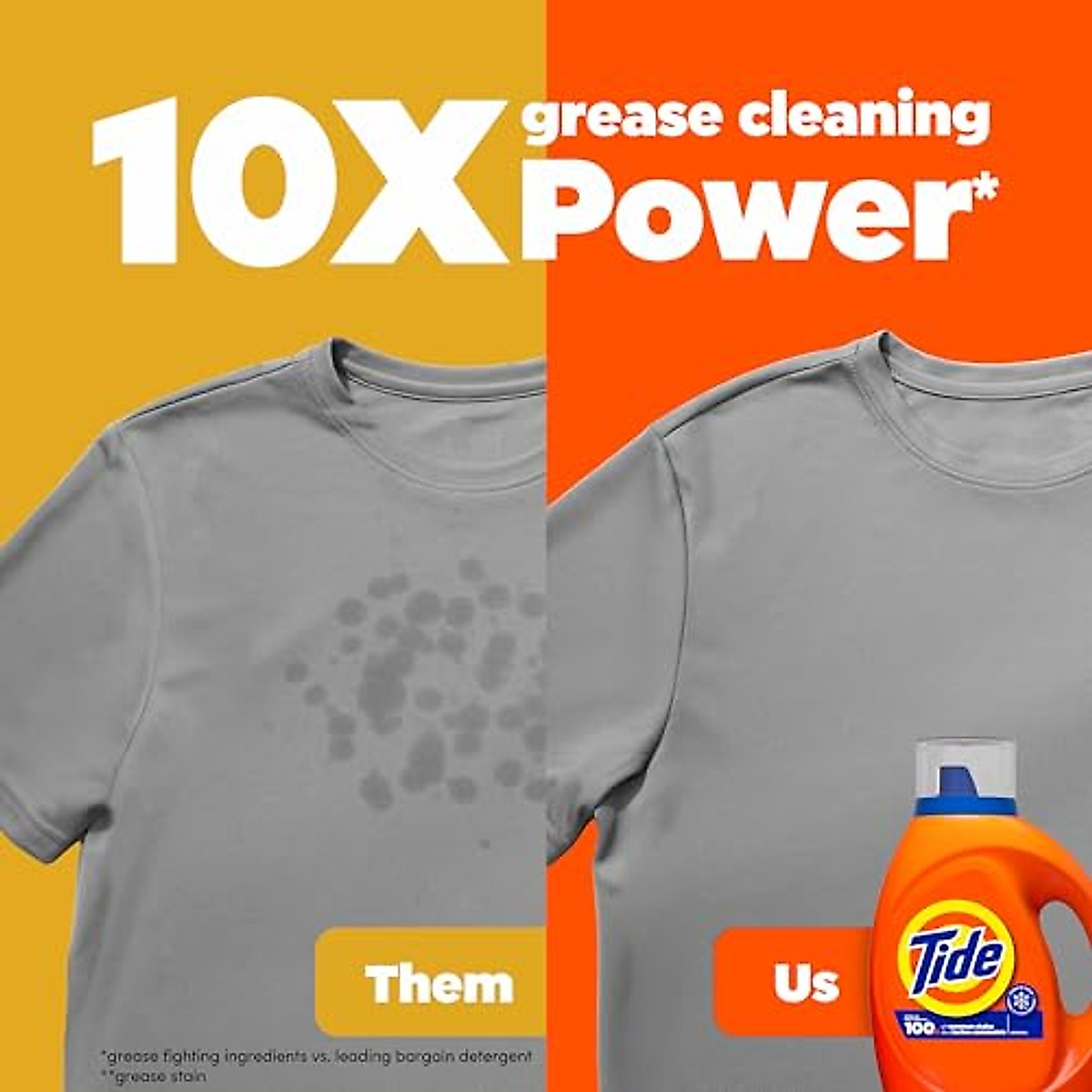 Tide Laundry Detergent Liquid, Original Scent, HE Compatible, 100 Loads, 132 fl oz, Tide Laundry Detergent, Liquid Laundry Detergent