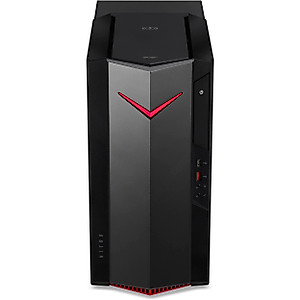 acer Nitro 50 Gaming Desktop Computer | 12th Generation Intel Hexa-Core i5-12400F (Beats i7-10700F) | 64GB DDR4 2TB SSD | Nvidia GeForce GTX 1650 4GB Graphic | USB-C DVI Win11 Black + HDMI Cable