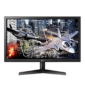 LG UltraGear FHD 24-Inch Gaming Monitor 24GL600F-B, TN with AMD FreeSync, 144Hz, Black