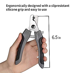 Tpotato Dog Nail Clippers, Dog Nail Trimmer Large Breed with Quick Sensor,Safari Professional cat Nail Clipper with Safety Guard and Nail File.