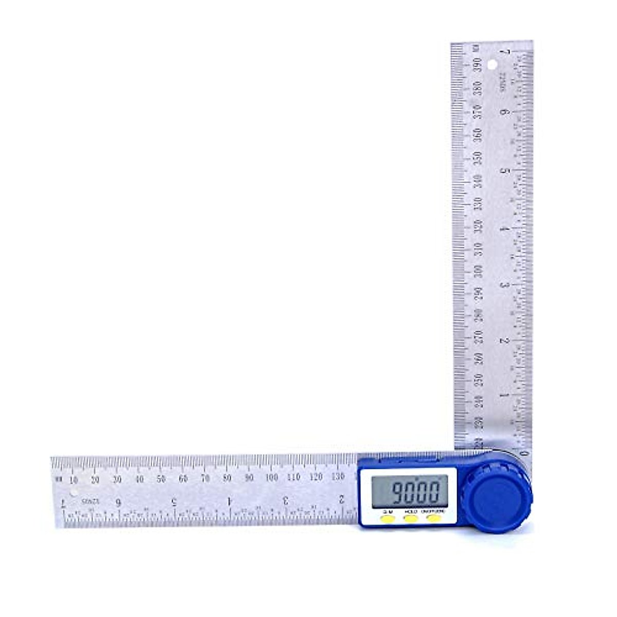 Suncala Digital Angle Finder Protractor with Zeroing and Locking Function, 7-Inch Stainless Steel Angle Finder Ruler