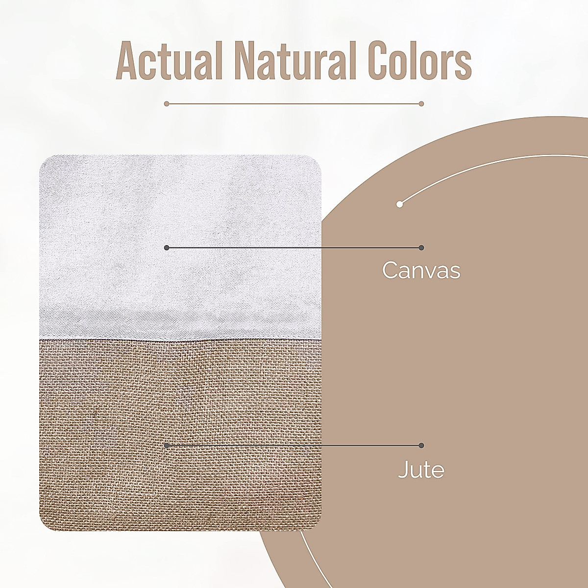 Large Jute Canvas Shoulder Beach Bag | Finely Woven Eco-friendly Canvas and Jute Tote | Cute Summer Pool Bag with an Elegant White Liner and Soft Drawstring | Offered by Hydrangea Island Trading Co