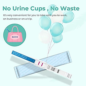 DAVID Pregnancy Tests Kit HCG Pregnancy Tests Strips Early Detection,Accurate and Reliable Results 6 Days Earlier Than The Missed Period - 6 Lightweight Midstream Sticks and 10 Strips (16 Pack)
