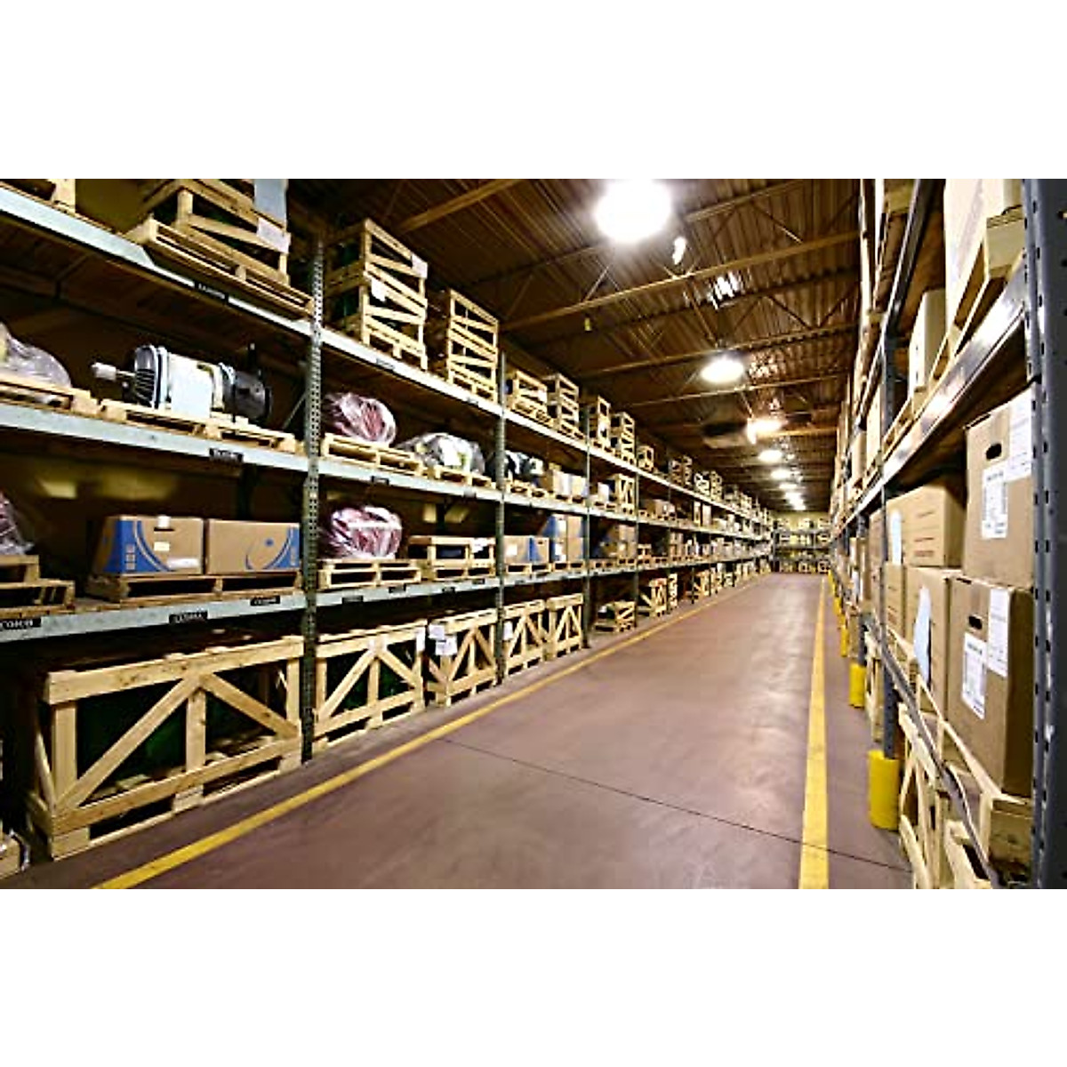 Bright Source 200W LED Multi-Bay High/Low Bay Luminaire, Replace 400W Son/Metal Halide Lamp, 27000lm, Dimmable, IP65 & IK08 Rated, with Hanging Chain & Safety Cable