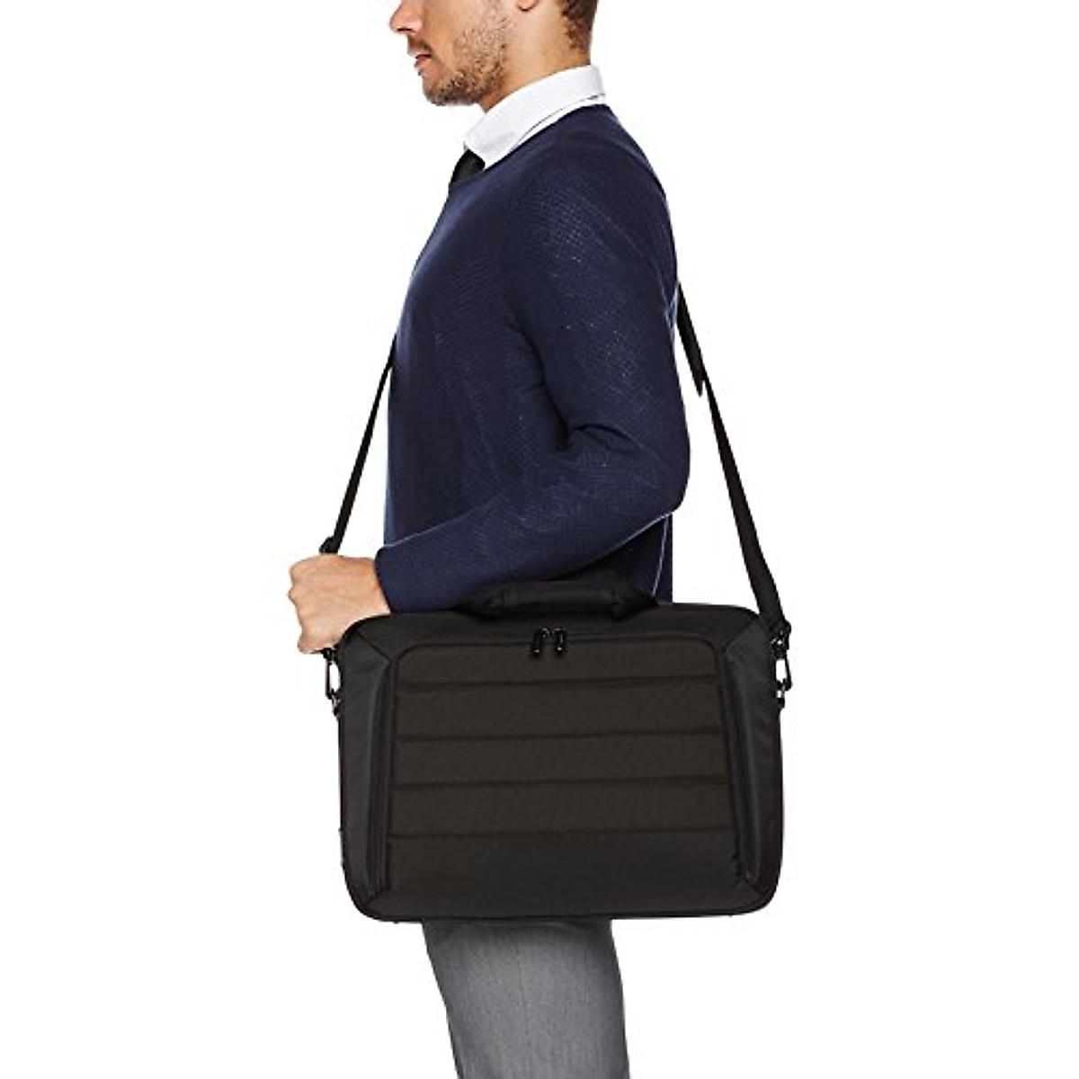 Amazon Basics 15.6 Inch Laptop and Tablet Case Shoulder Bag, Black