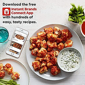 Instant Pot Duo Crisp 9-in-1 Electric Pressure Cooker and Air Fryer Combo with Stainless Steel Pot, Pressure Cook, Slow Cook, Air Fry, Roast, Steam, Sauté, Bake, Broil and Keep Warm