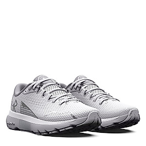Under Armour Women's HOVR Infinite 5, (103) White/Halo Gray/Metallic Silver, 9, US