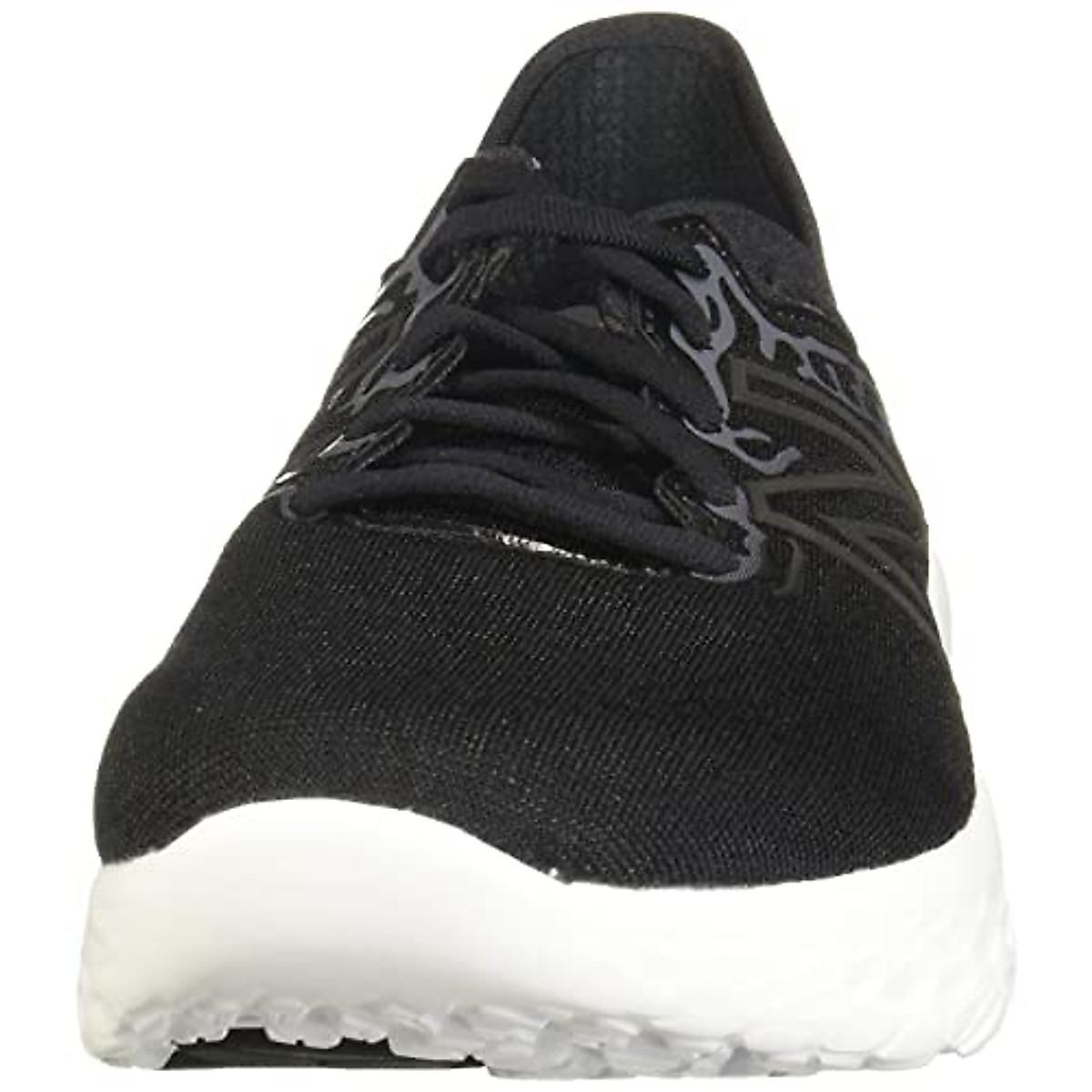 New Balance Women's Fresh Foam Beacon V3 Running Shoe, Black/White, 6.5
