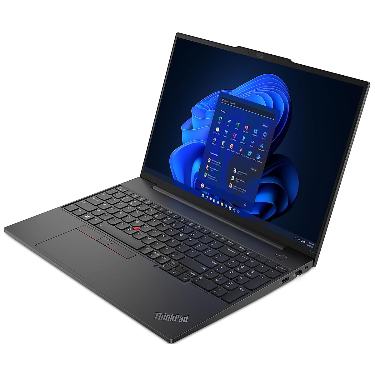 LENOVO ThinkPad E16 Gen 1 Business Laptop 16.0" Touch IPS WUXGA Display (Intel 13th Gen i5-1335U, 16GB RAM, 1TB SSD, Backlit KYB, Fingerprint Reader, 2 Thunderbolt 4, WiFi 6, Win 11P) w/Hub