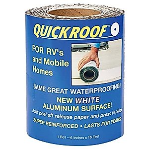 COFAIR PROD Cofair WQR625 Quick Roof Pro Aluminum White 6" x 25'