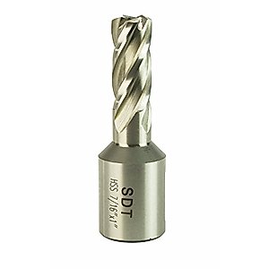 Steel Dragon Tools 7/16" x 1" High Speed Steel Annular Cutter with 3/4" Weldon Shank