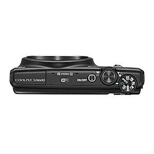 Nikon COOLPIX S9600 16MP WiFi Camera w/ 22x Optical Zoom (Black) (Discontinued by Manufacturer)