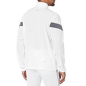 Mizuno Long Sleeve Hitting Jacket, White-Shade, Large