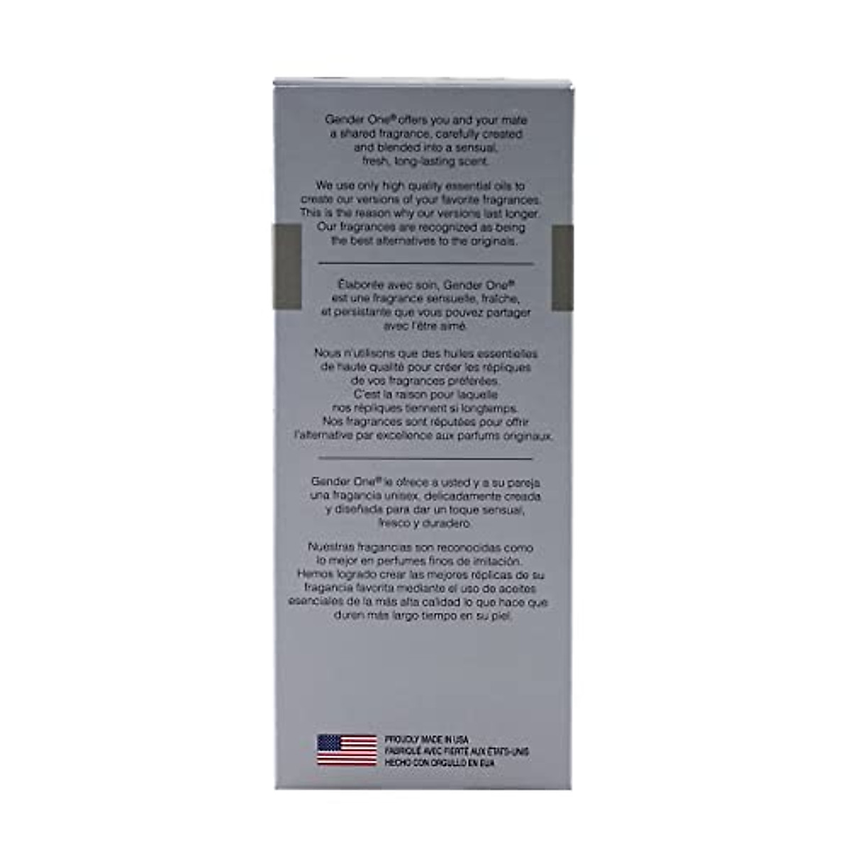 PB ParfumsBelcam Gender One Eau De Toilette Spray, Our Vesion of a Designer EDT, 100ml