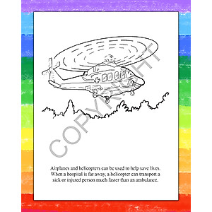 ZOCO - Aviation Adventures and Flying - Educational Coloring Books (25 Bulk Pack, Without Crayons) - Airplanes, Pilots, Airlines Handout - Games, Puzzles, Fun Activities for Kids