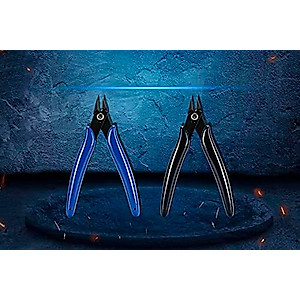 Flush Cutter Micro Precision Wire Cutters Diagonal Cutting Pliers for Electronic, Model, Jewelry Making