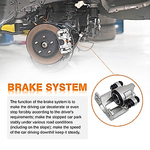 DRIVESTAR 184604 184605 Left & Right Rear Brake Calipers for 1995-2002 Ford Explorer, 1998-2002 Ford Ranger, 1997-2001 Mercury Mountaineer, OE-Quality New Brake Caliper Pair, Disc Brake Caliper