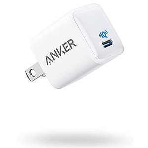 USB C Charger 20W, Anker 511 Charger , PIQ 3.0 Durable Compact Fast Charger, Anker Nano for iPhone 14/14 Plus/14 Pro/14 Pro Max/13, Galaxy, Pixel 4/3, iPad/ iPad mini (Cable Not Included)