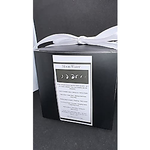 Moon Water Jar, Full Moon Ritual, Moon Phase Glass Bottle, Alter Tools, Stash Jar, Cleansing Tool, Witch Bottle, Cork Bottle, Set intention