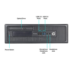 HP Prodesk 600 G1 SFF Slim Business Desktop Computer, Intel I7-4770 3.40 GHz, 32GB RAM, 256GB SSD 500gb SATA Drive,with 22 P221 Monitor, DVD, USB 3.0, Windows 10 Pro 64 Bit (Renewed)