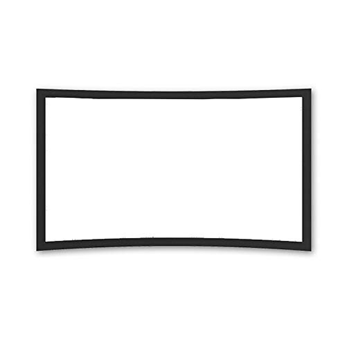 XXXDXDP 4K 16:9 White Woven Acoustic Transparent Customize 3D Curved Fixed Frame Projector Screen for Home Cinema Projection Screen ( Size : 200 inch )