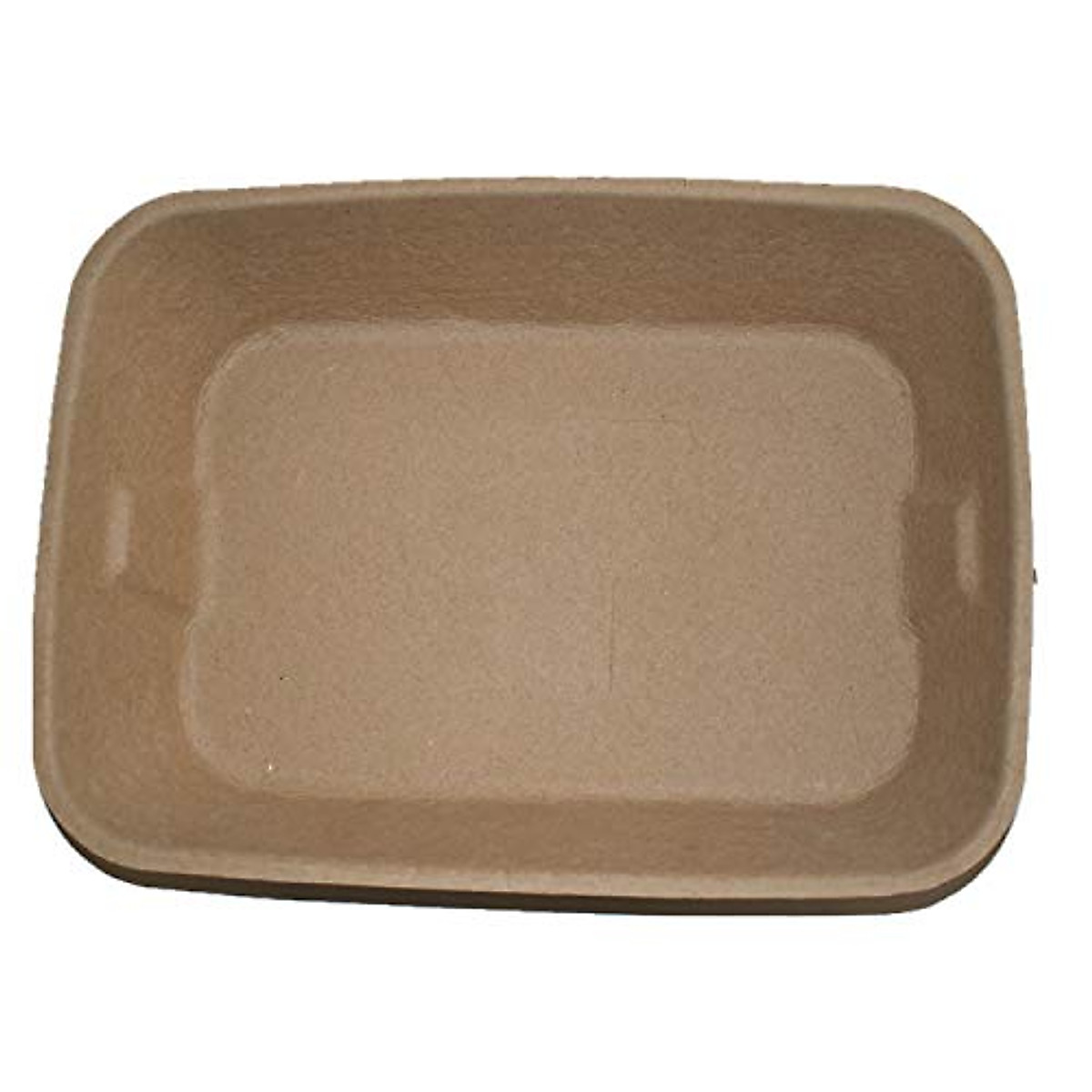 Twlead Disposable Cat Litter Box (5 Pack of Trays) Eco Friendly 100% Recycled Paper Cat Tray,16.14 X11.81X3.94 Inch (Brown)