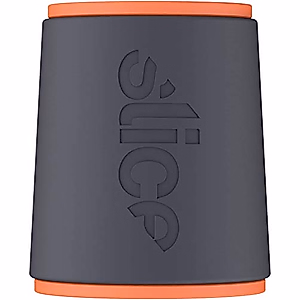 Slice 10583 Safety Cutter Ring, Fits on Tip of Finger, Package Opener, Finger Friendly Micro-Ceramic Blade Lasts 11x Longer Than Metal, Reduce Fatigue & Strain