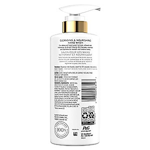 Olay Cleansing & Nourishing Hand Wash with Vitamin B3 + Hyaluronic Acid, 10.1 Fl Oz (Pack of 4)