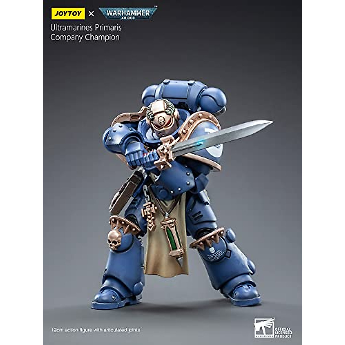 JOYTOY Warhammer 40K 1/18 Action Figure Ultramarines Primaris Company Champion Joy Toy Models