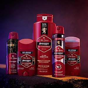 Old Spice Red Collection Deodorant for Men, Swagger Scent, 3.0 oz