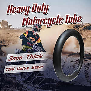 PIVOTRAX-90/90-21 or 80/100-21 (3.00 X 21) Heavy Duty Motorcycle Tube - 3mm Thick - TR4