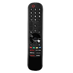 MR21GA MR21GC Replaced Remote Control - ALLIMITY - fit for LG 2021 4K UHD HDTV OLED Smart TV AN-MR21GA AN-MR21GC Remote Control OLED77A1PUA 50UP7100ZUF 55NANO85APA 65QNED95UPA 86NANO75UPA