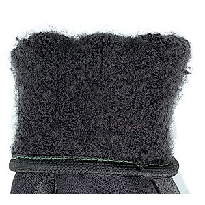 MCR Safety N9690S Ninja Ice 15 Gauge Black Nylon Cold Weather Glove, Acrylic Terry Inner, HPT Palm and Fingertips, Small, 1 Pair