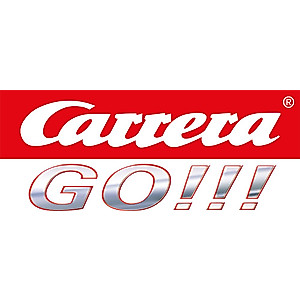 Carrera 61617 2/45 Curve Track Section Part for Use with GO!!! and Digital 143 - Pack of 4