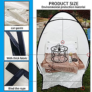 PLANTIONAL Portable Paint Tent for Spray Painting: Small Spray Shelter Paint Booth for DIY Projects, Hobby Paint Booth Tool Painting Station, Small to Medium Furniture