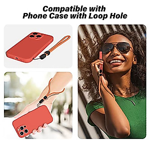 Oakxco Lanyard Compatible with Airpods Pro 2 Loop Adjustable Hand Wrist Nylon Strap, Lanyard for Cell Phone/Camera/Switch/iPods Pro 2nd/Airpods 1/2nd/3rd/Pro Case, Orange