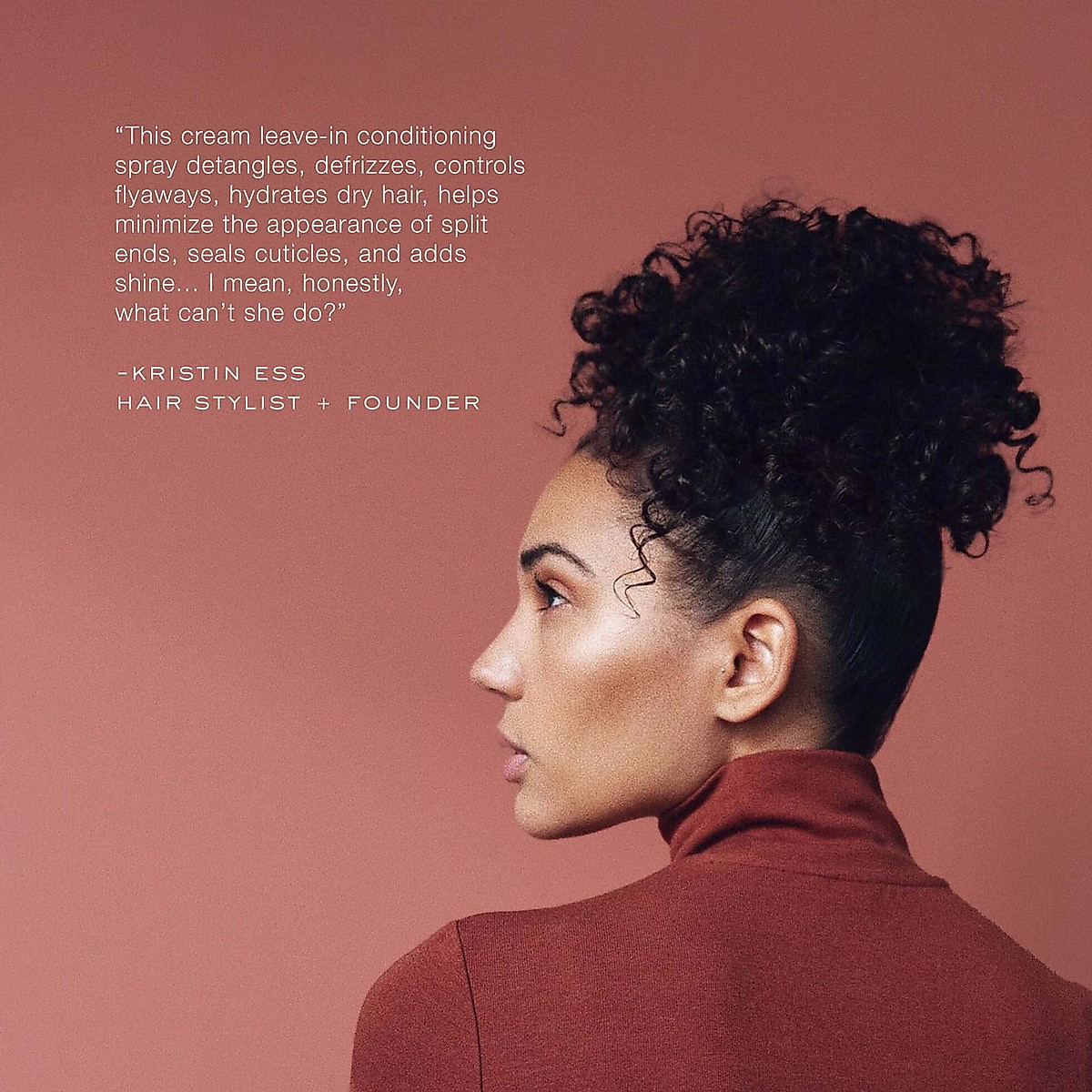 Kristin Ess Hair Ultra Hydrating Curl Leave-In Cream Conditioner for Curly Hair with Frizz Control, Humidity Shielding, Vegan, Color + Keratin Safe, 8.45 fl oz (Pack of 2)