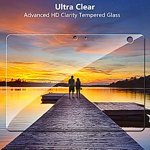 Warmyee [2 Pack] Screen Protector for Echo Show 10 10.1", Tempered Glass Screen Film Guard for Amazon Echo Show 10 (3rd Gen)