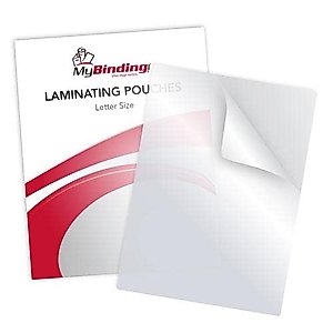 MyBinding Clear High Touch AM Thermal Laminating Pouches - 4 mil Thick, 9 inch x 11.5 inch, Letter Size, 100 Pack (02AB911504BX)