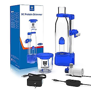 MagTool Aquarium Nano AIO Tank Protein Skimmers for All in One Reef Tank Up to 40Gal with High Tech Sine Wave Adjustable DC Needle Pump (AIO-70P)
