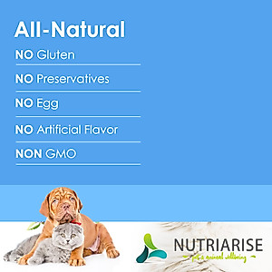 NUTRIARISE Same for Dogs and Cats - S-Adenosyl-L-Methionine, Liver Supplements for Dogs and Cats - Brain Supplement for Dogs and Cats, Promotes Cognitive Support, Liver Support Supplement