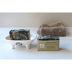 handmade bar soap cedarwood patchouli 5oz soap for men 1 bar