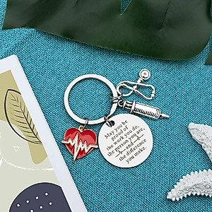 Nurse Gifts Nurse Keychain, Nurse Practitioner Gifts Nursing Student Gifts Medical Assistant Gifts Graduation Gifts Doctor Gifts, Nurse Gifts for Women, Teacher Appreciation Gifts, Thanksgiving Gifts
