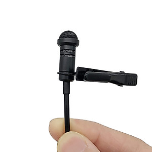 PDEEY Lav Mic for GoPro Hero 9 10 11 Media Mod Action Camera - 3.5mm External Microphone, Lapel Clip, Wearable, Omnidirectional